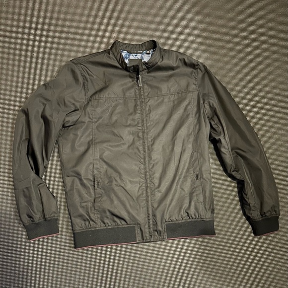 Ted Baker | Jackets & Coats | Ted Baker Mens Black Bomber Jacket Size 5 ...